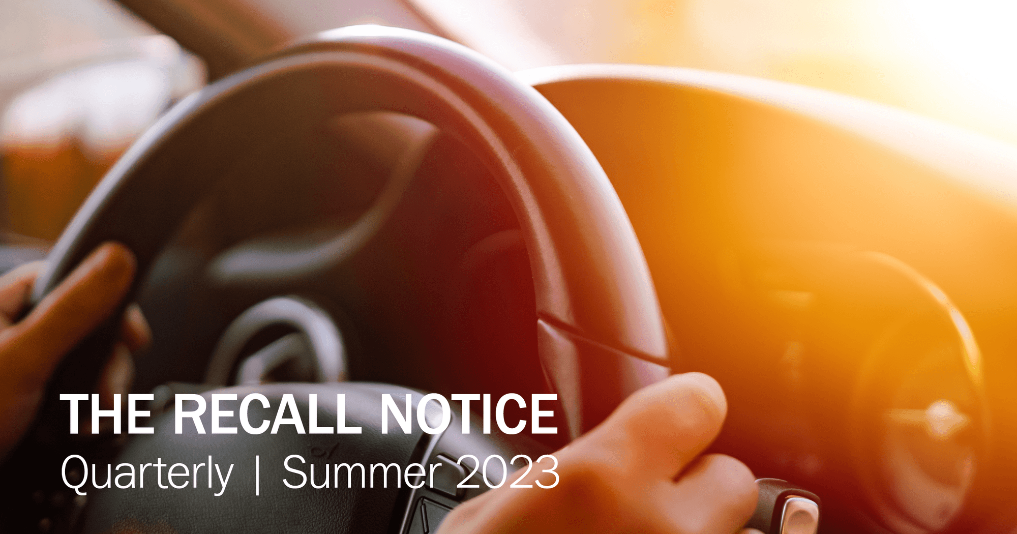 The Recall Notice on Software-related Automotive Recalls - Sibros