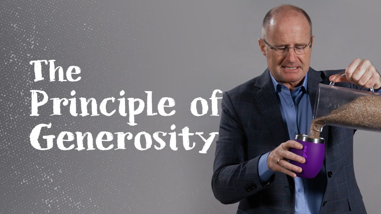 Class 1: The Principle of Generosity - How is being generous like ...