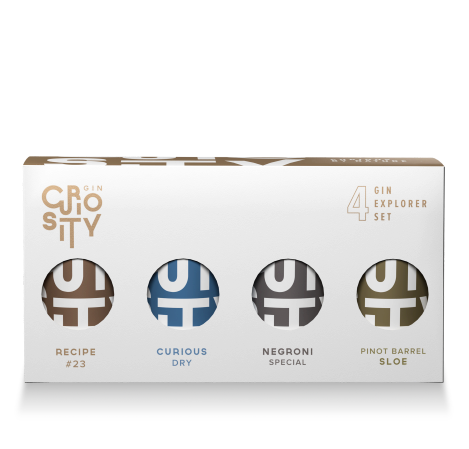 Curiosity Gin | Four Gin Tasting Pack | The Spirits Workshop