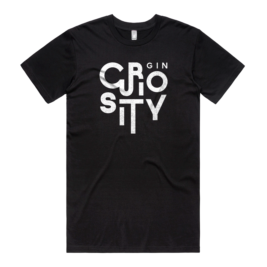 Merchandise | Curiosity Gin Logo T-Shirt - Mens | The Spirits Workshop