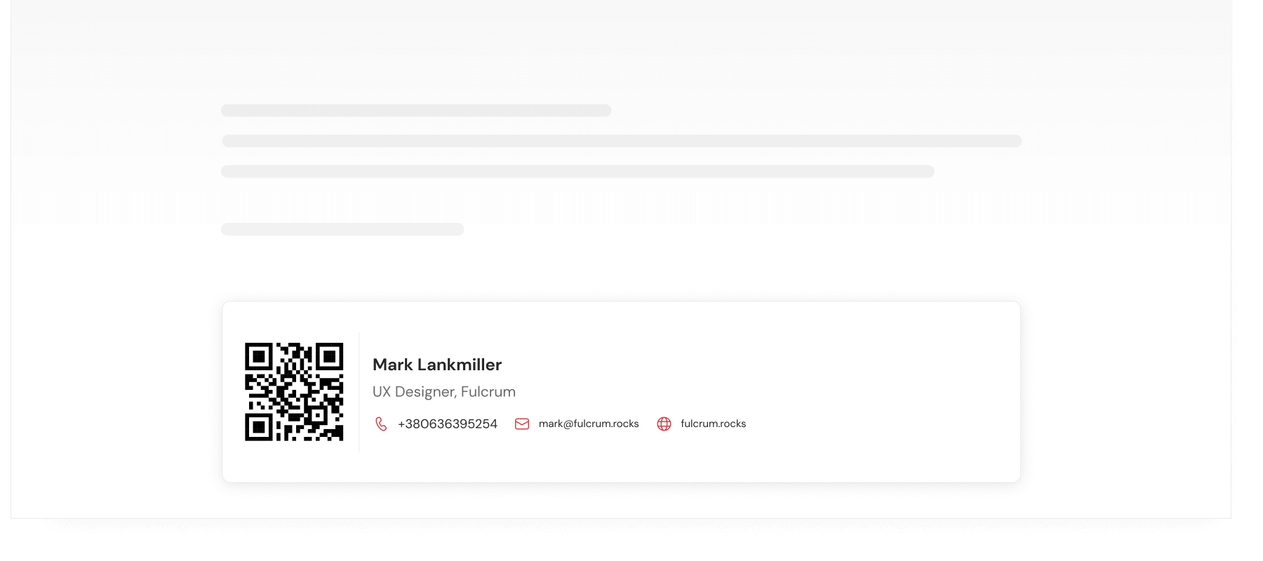 The Mobilo Digital Business Card App