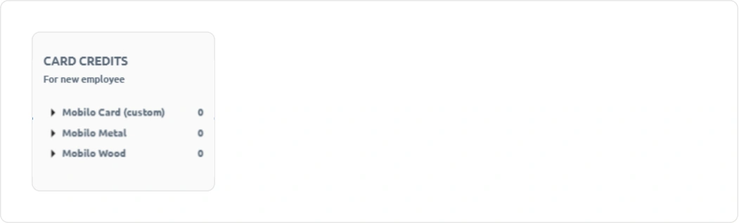 Mobilo | For personal cardholders - Design Phase