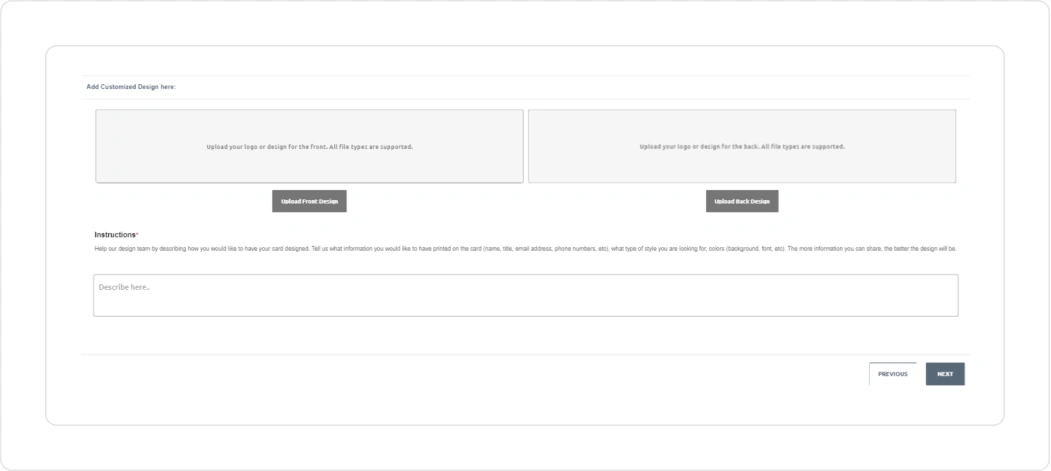 Mobilo | For personal cardholders - Design Phase