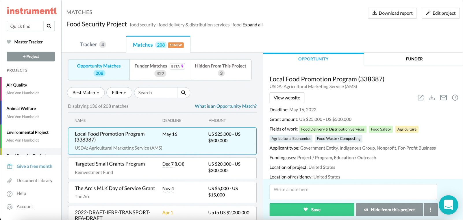 The Best Grants Database (For Nonprofits and Grant Writers) | Instrumentl
