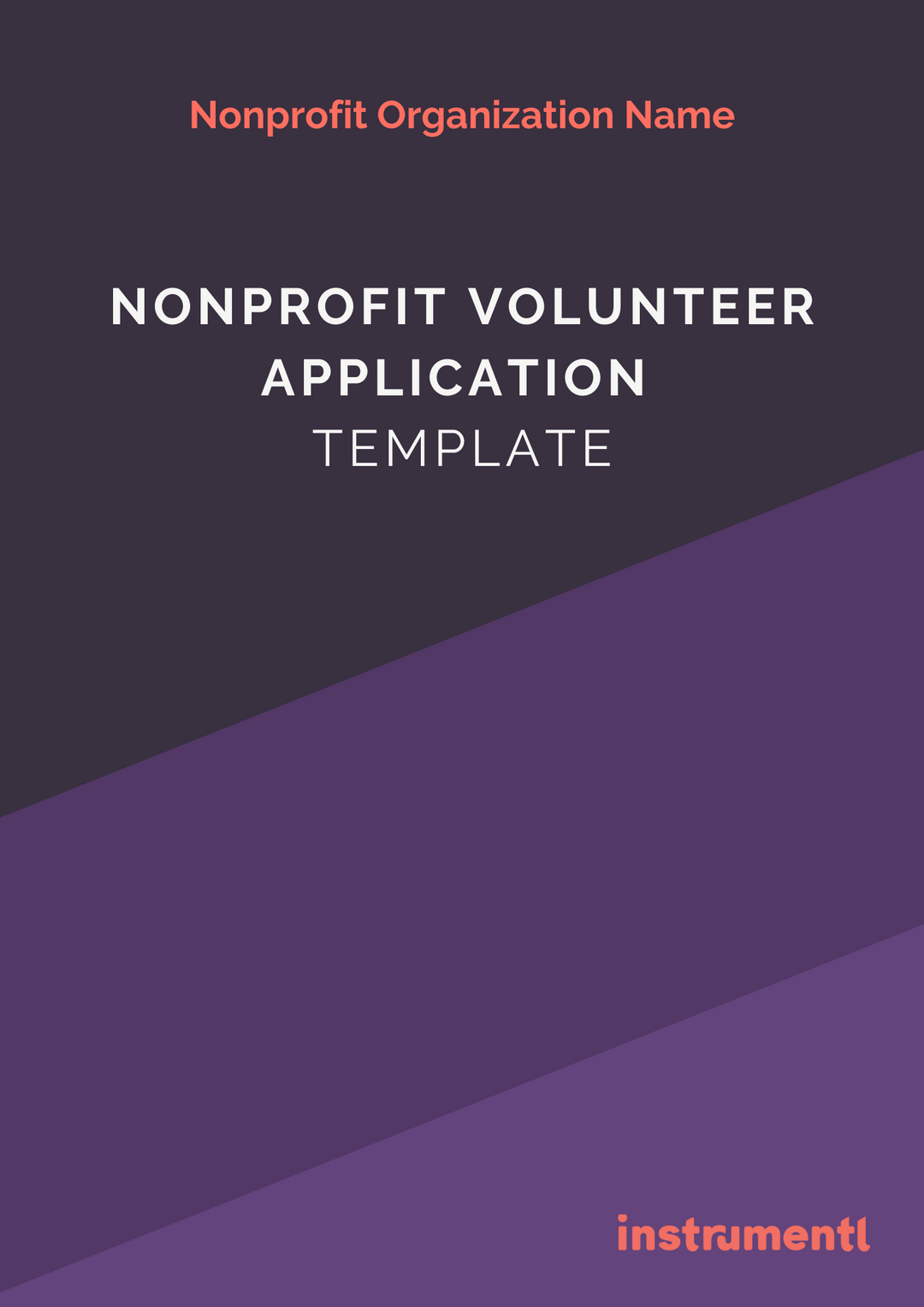 7 Free Nonprofit Volunteer Application Templates