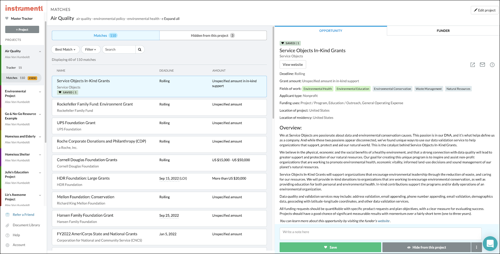 Examples of Funding Opportunity Announcements | Instrumentl