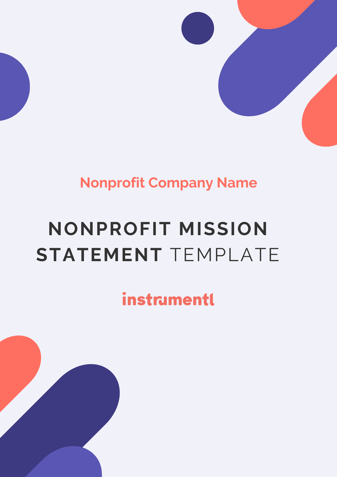 3 Free Nonprofit Mission Statement Templates | Instrumentl