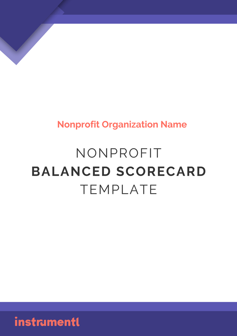 Free Nonprofit Balanced Scorecard Templates | Instrumentl