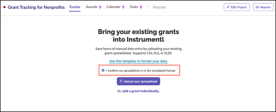 Easy To Use Grant Tracker Spreadsheet [Template] | Instrumentl