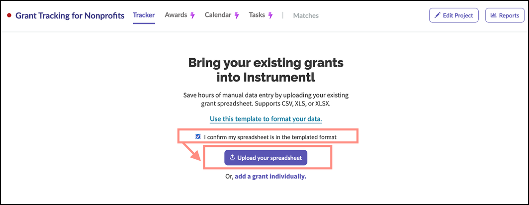 Easy To Use Grant Tracker Spreadsheet [Template] | Instrumentl