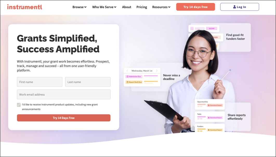 11 Best Grant Research Tools To Help Nonprofits Find Funding | Instrumentl