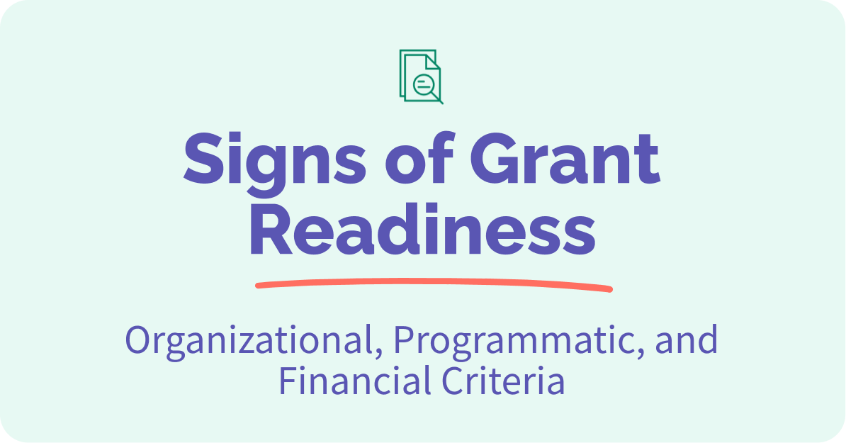 Infographic: Signs Your Nonprofit Is Ready And Competitive To Start ...