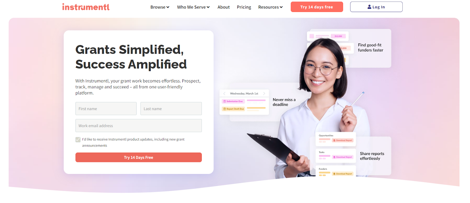 The Best Grant Management Software for Nonprofits | Instrumentl