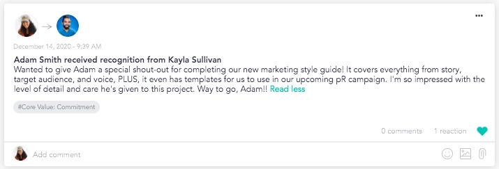 20 Employee Recognition Ideas and Examples (Samples + Templates) | Cooleaf