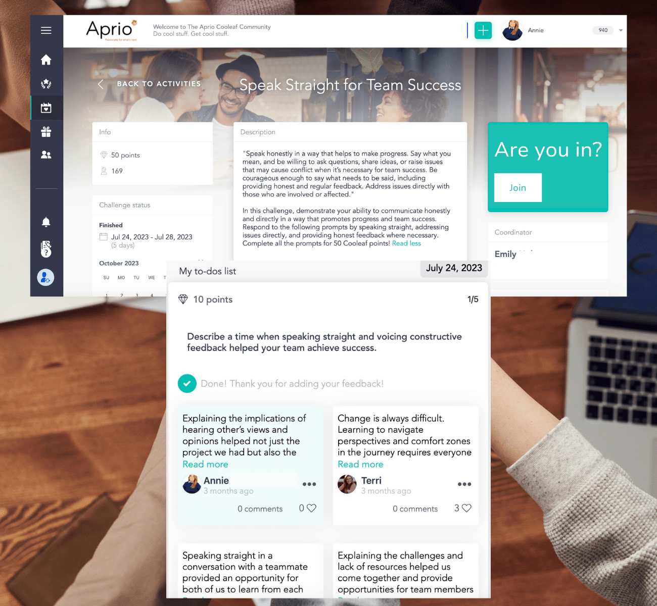 Case Study - Aprio | Cooleaf