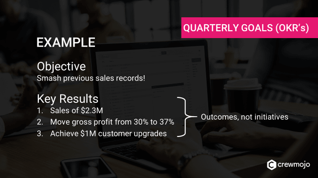Working With Quarterly Goals. How to Get Started, Common Mistakes and ...