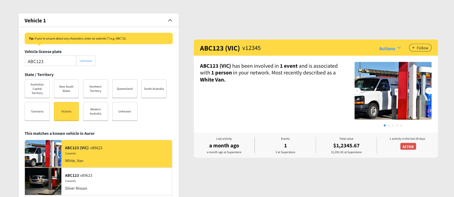 What's New - Handling state license plates (in Australia)