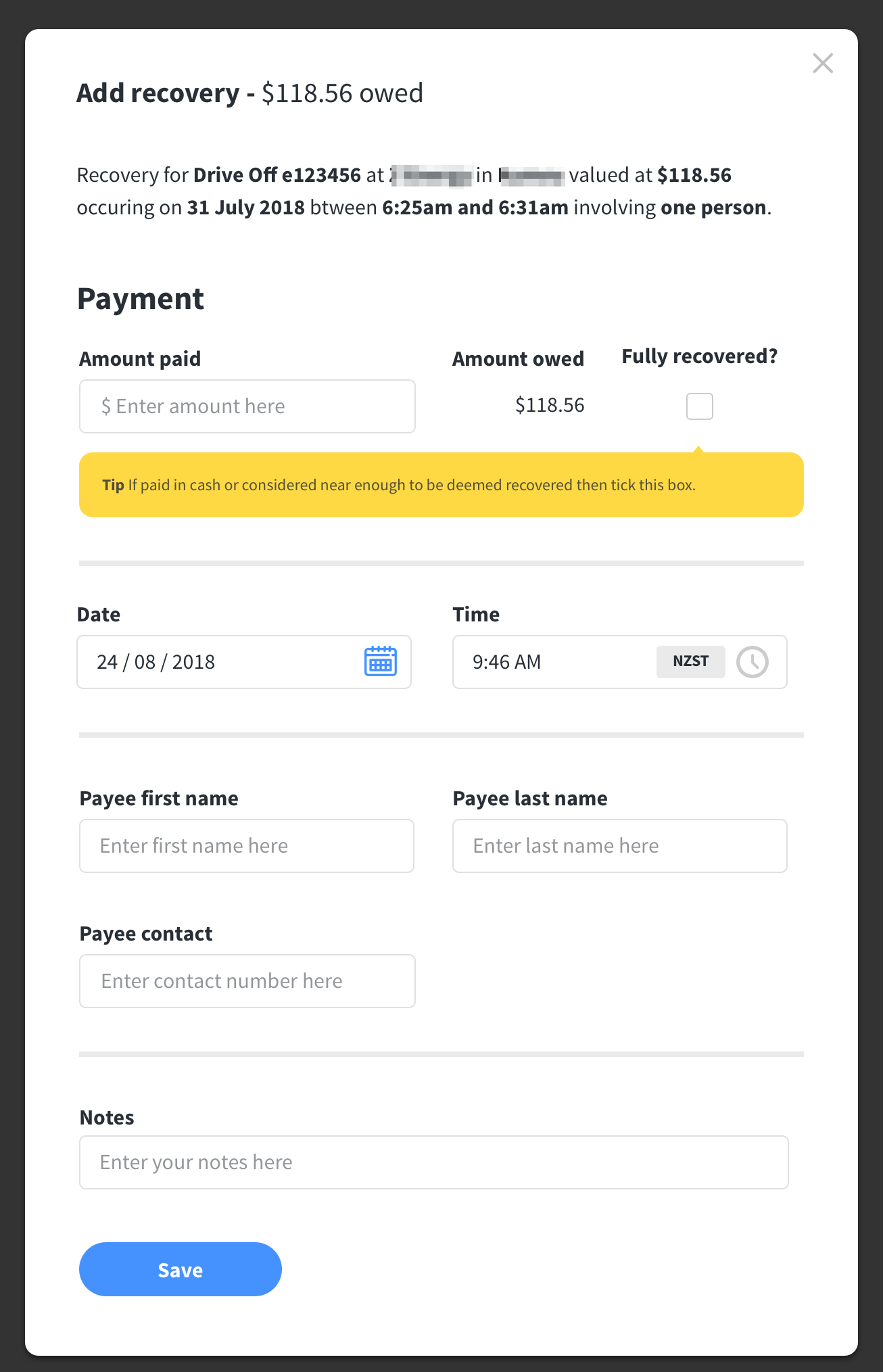 What's New - Civil recovery workflow