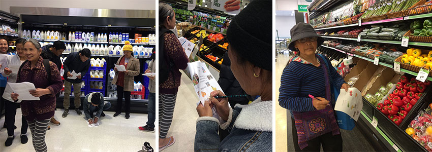 Learn English for shopping in our ESOL Literacy class