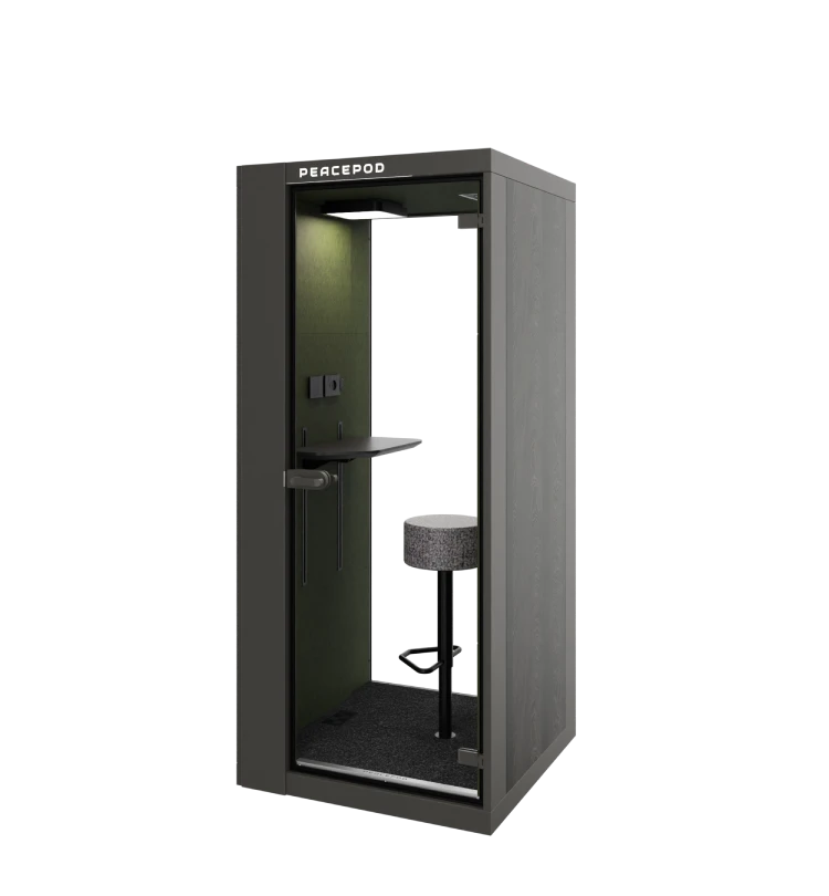 Premium Soundproof Office Phone Booth | Peacepod