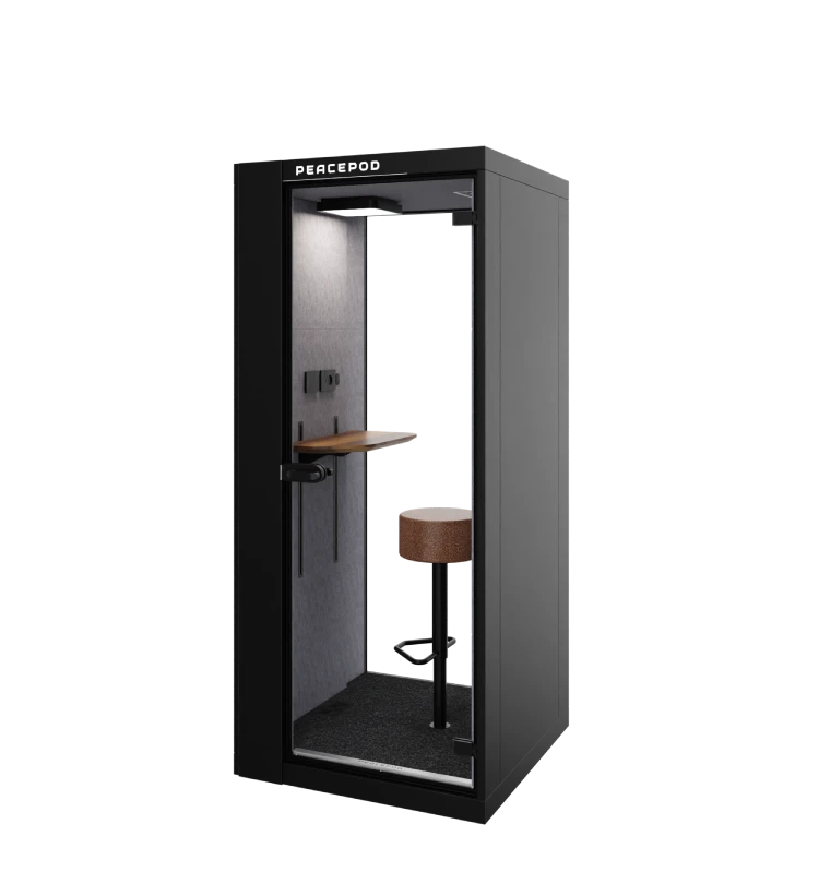 Premium Soundproof Office Phone Booth | Peacepod