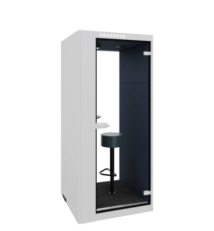Premium Soundproof Office Phone Booth | Peacepod