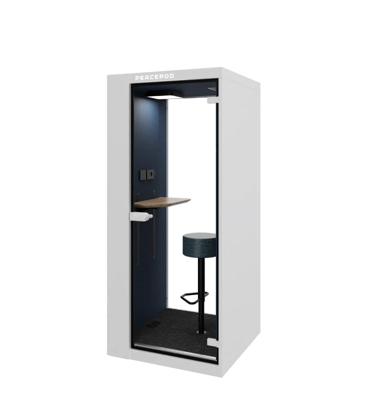 Premium Soundproof Office Phone Booth | Peacepod