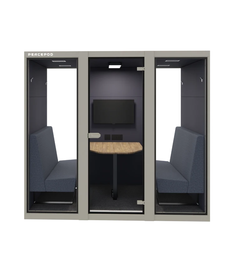 Premium Soundproof 4-person Meeting Room | Peacepod