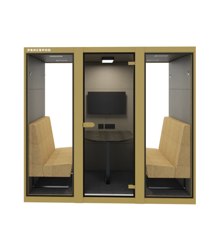 Premium Soundproof 4-person Meeting Room | Peacepod