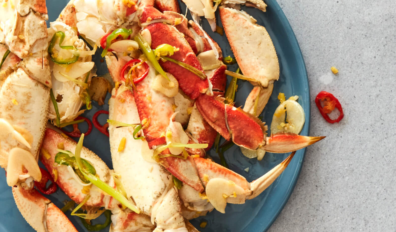 Ginger-Scallion Crab Saute