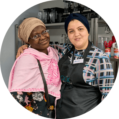 Cooking-based team building events that support a community I Cook for Good