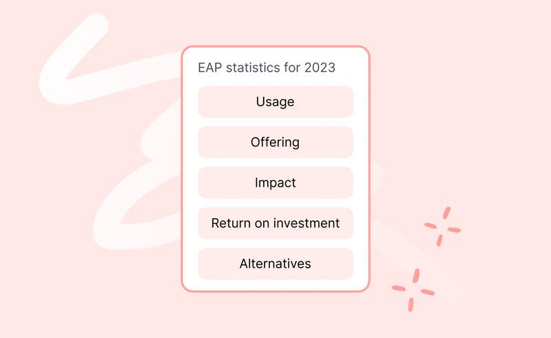 53 employee assistance programme (EAP) statistics for 2023