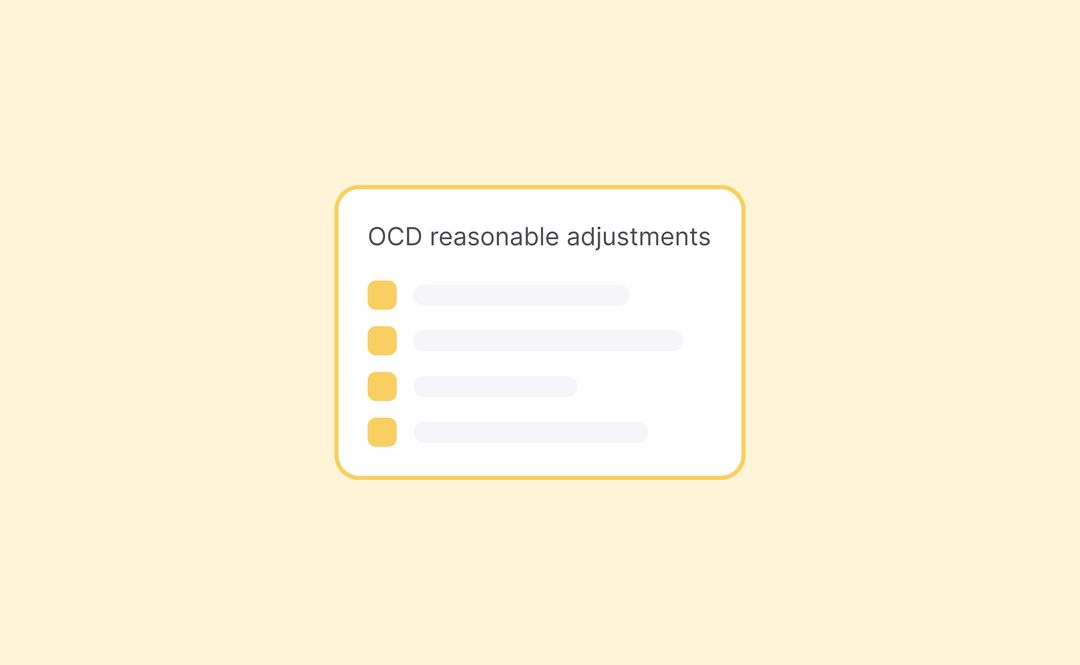 How to support someone with OCD at work (free support plan)