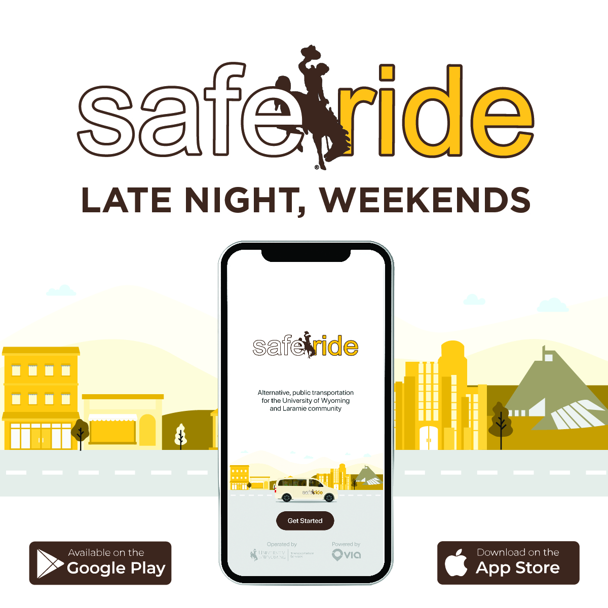 University of Wyoming rolls out improved SafeRide service, powered by Via