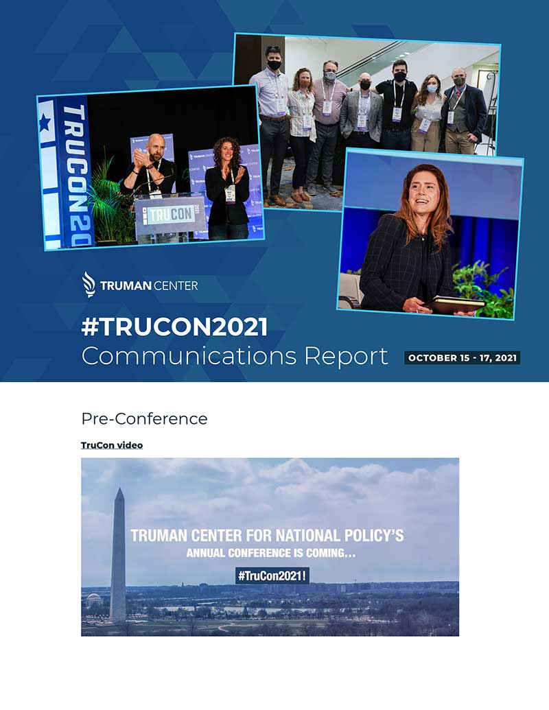 Truman Center for National Policy | TruCon