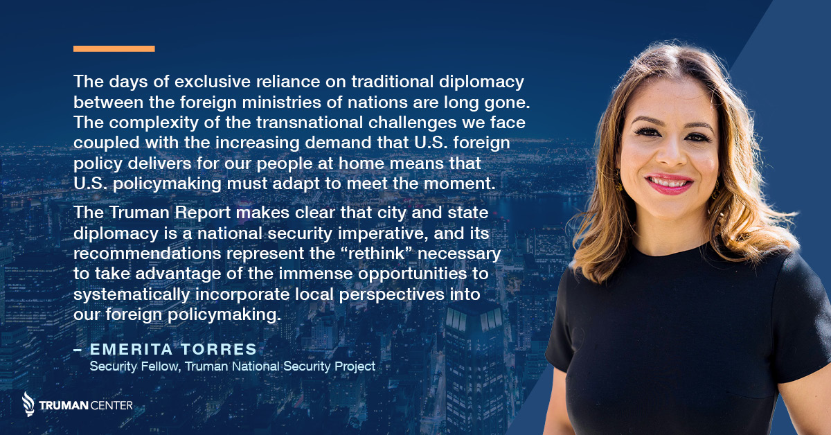 Truman Center for National Policy | City and State Diplomacy
