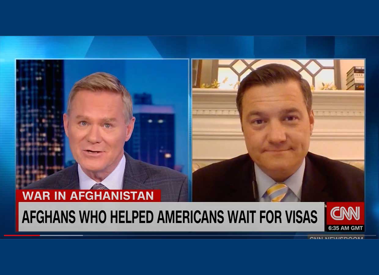 Matt Zeller speaks to CNN International’s Newsroom with Michael Holmes ...