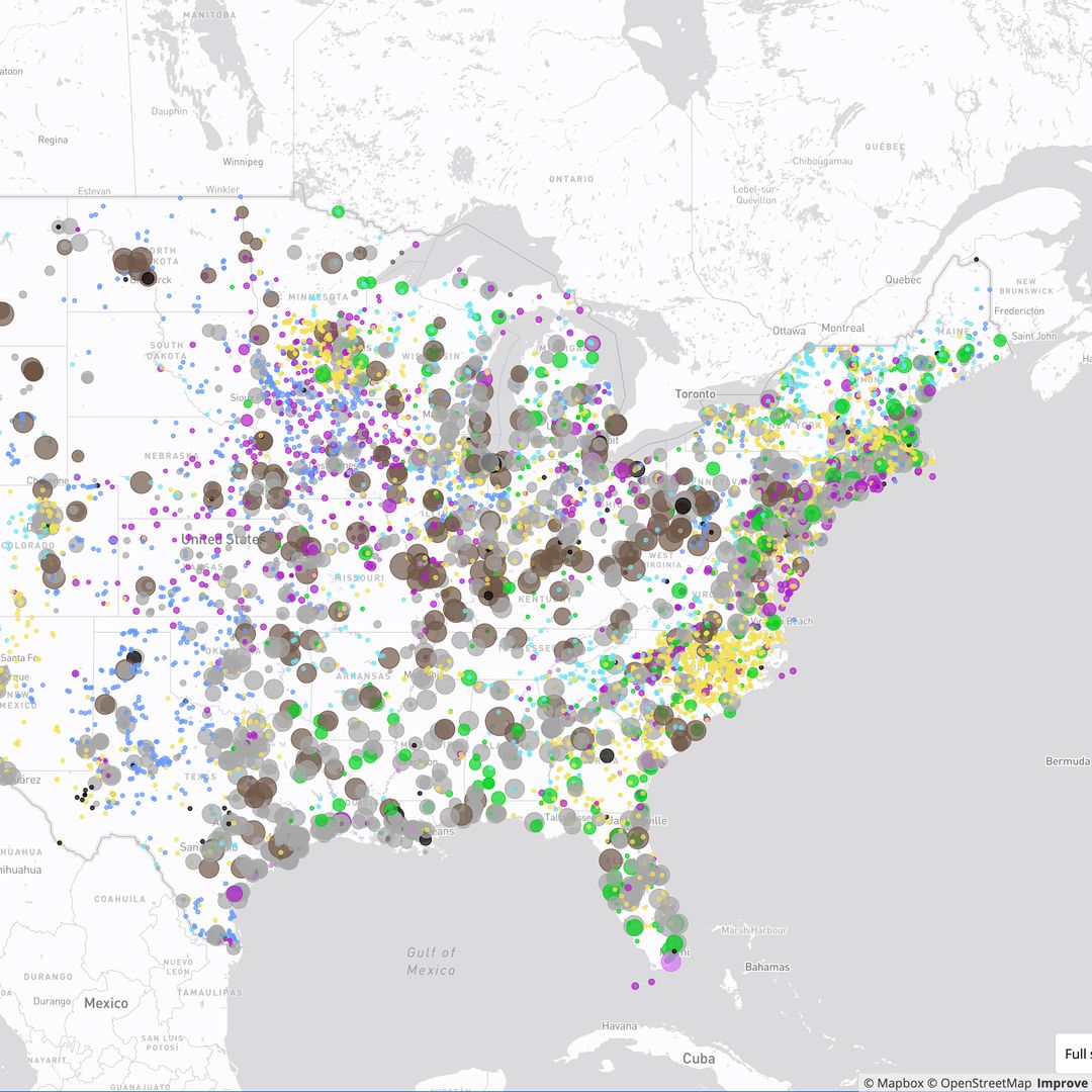 America’s Energy Mosaic: An Interactive Map of US Power Plant Emissions ...
