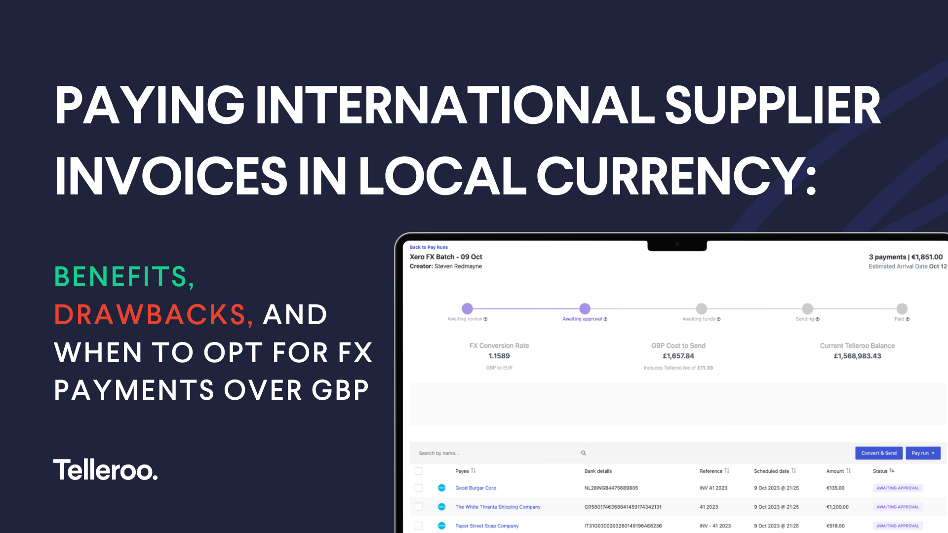 Paying International Supplier Invoices in Local Currency: Benefits ...
