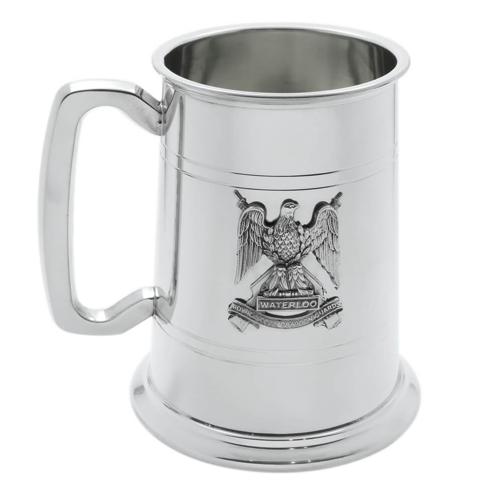 Scots DG Pewter Tankard - The Royal Scots Dragoon Guards Museum Shop