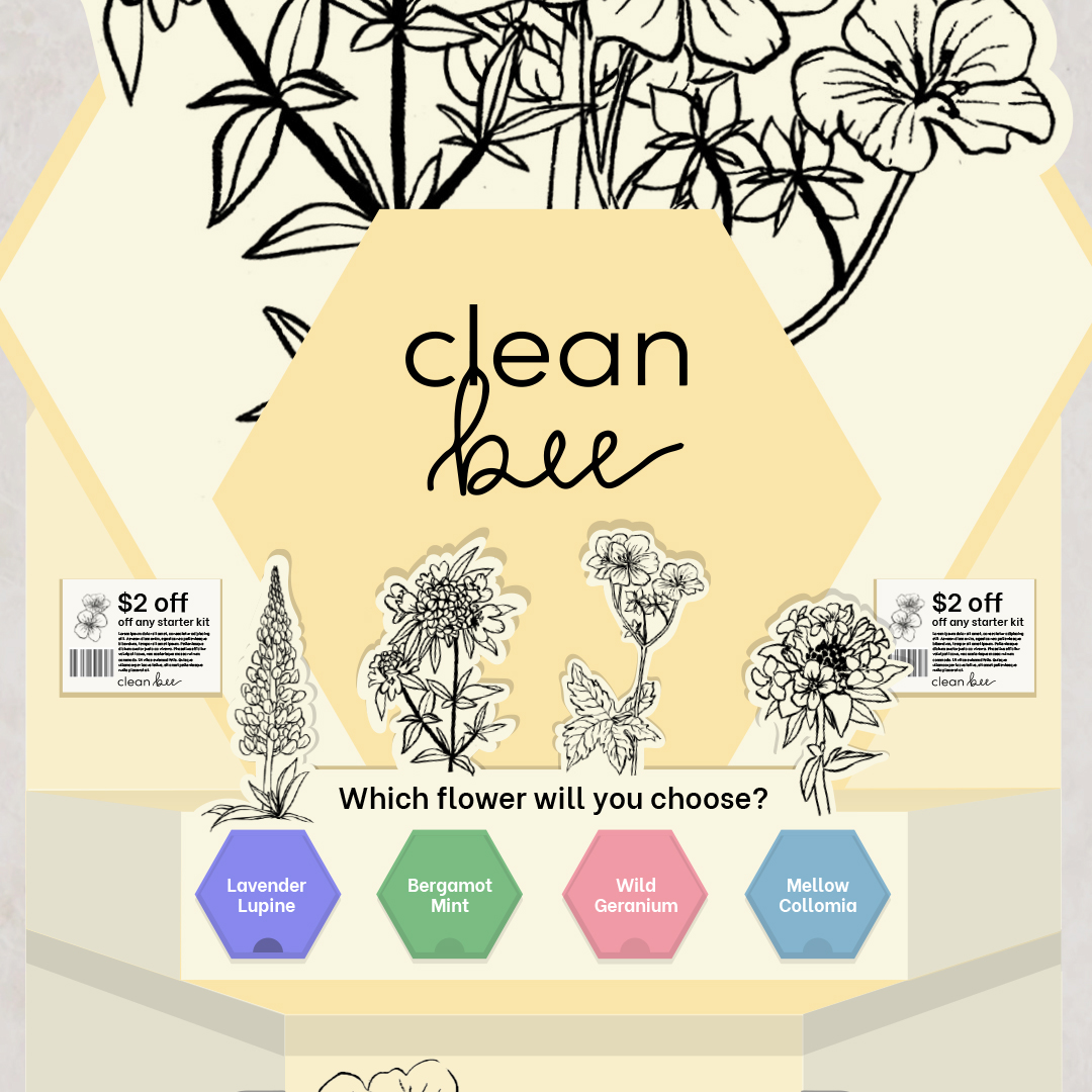 Clean Bee — Stephanie Liszewski, designer and illustrator