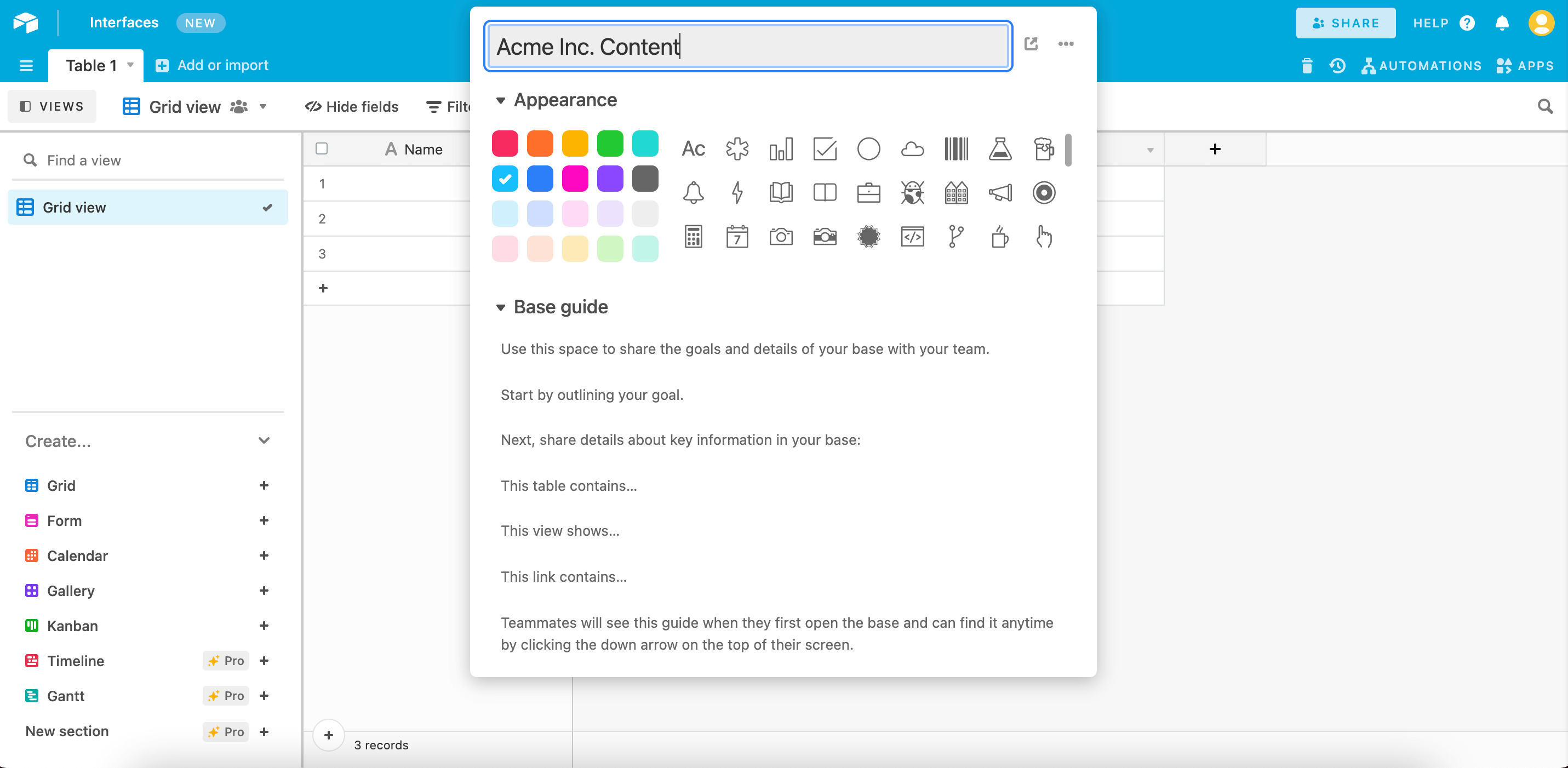 Airtable for Bloggers