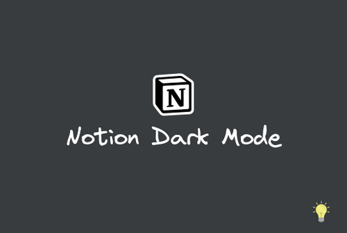 Notion Dark Mode