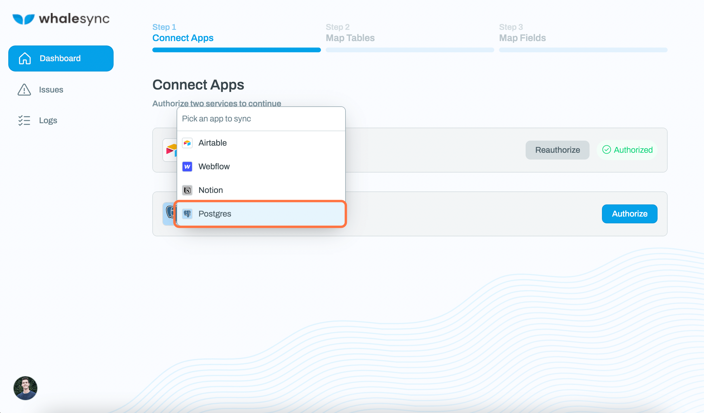 How to sync Airtable and Postgres with Whalesync