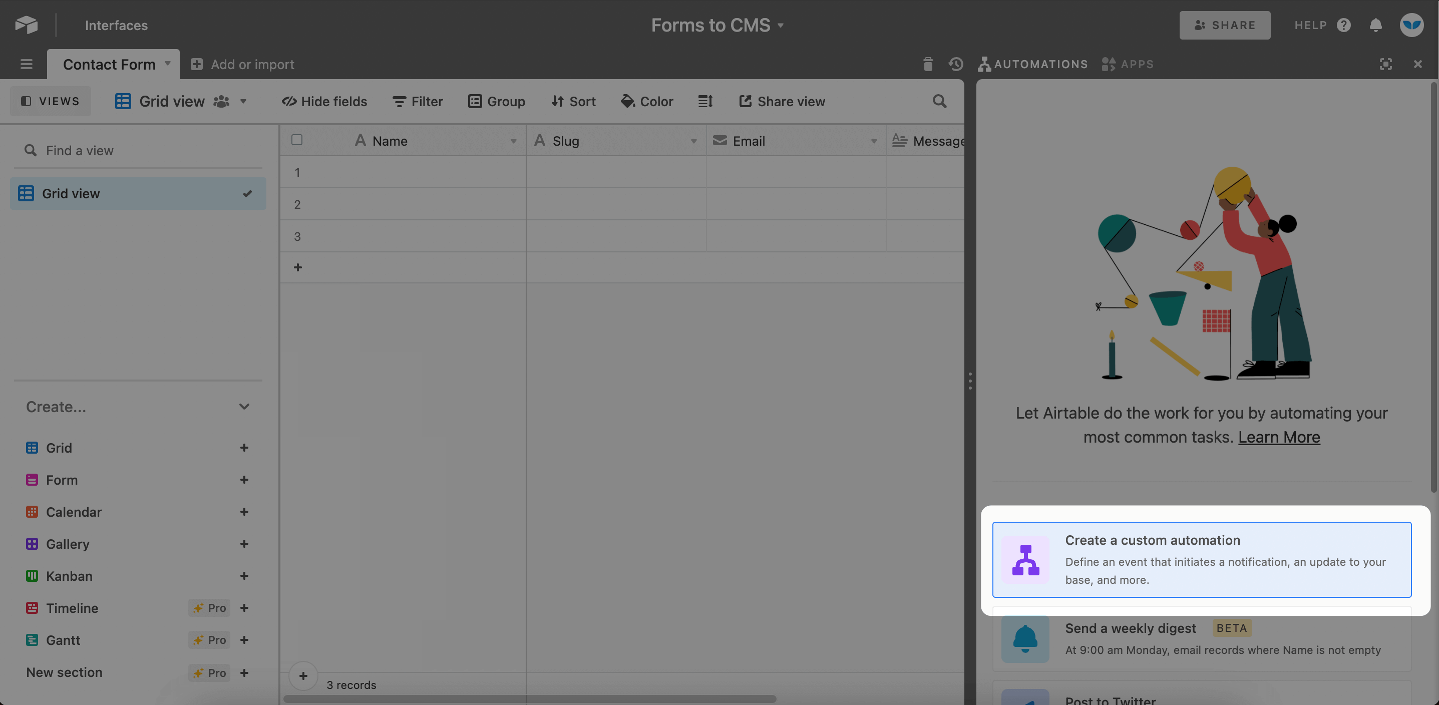 How to (Instantly) Send Webflow Form Submissions to the CMS