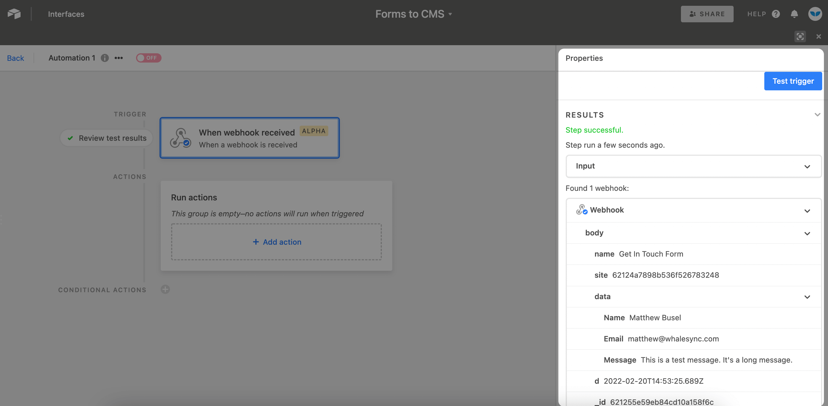 How to (Instantly) Send Webflow Form Submissions to the CMS