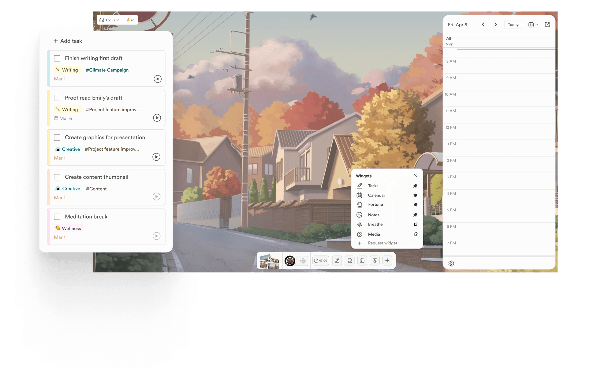 LifeAt: Your immersive workspace for task management & deep focus