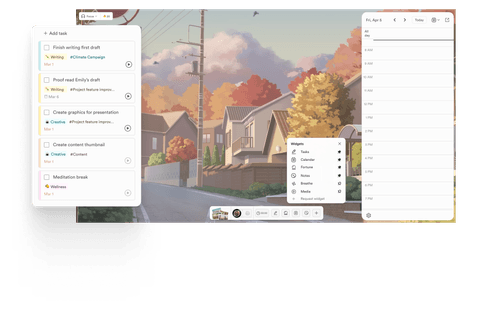 LifeAt: Your immersive workspace for task management & deep focus
