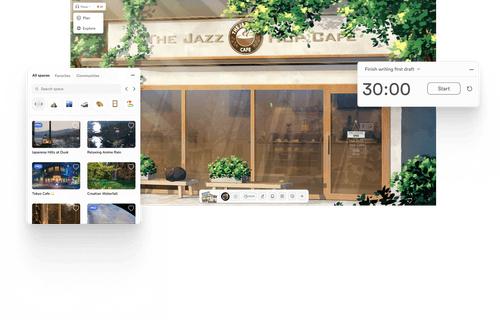 LifeAt: Your immersive workspace for task management & deep focus