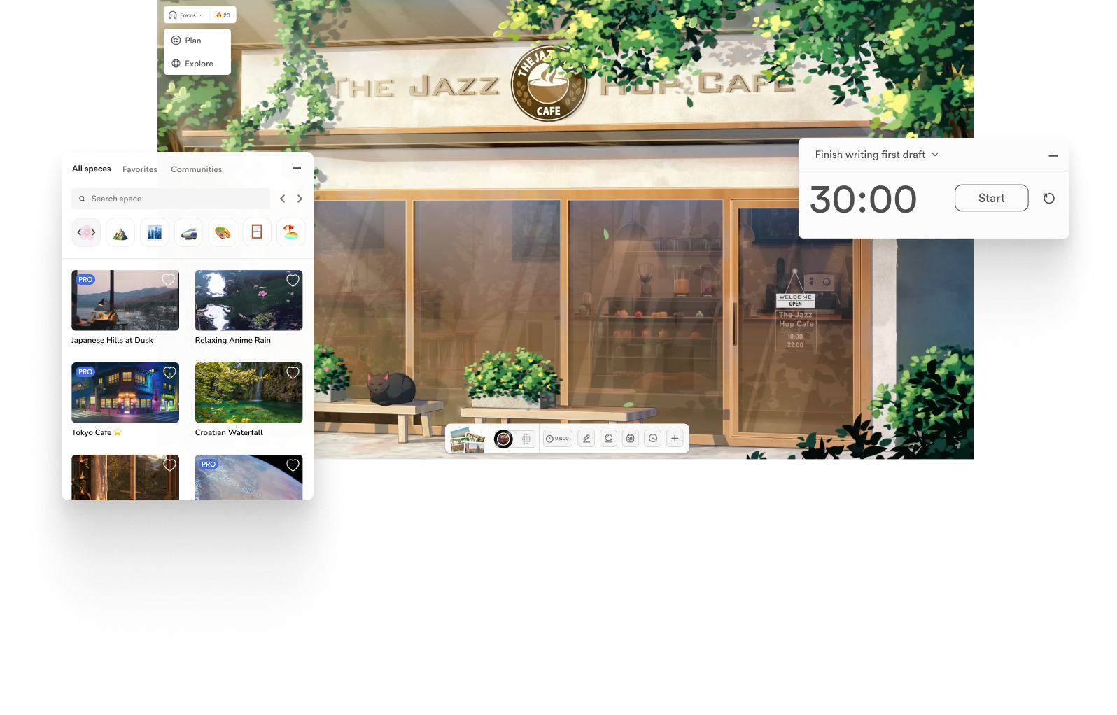 LifeAt: Your immersive workspace for task management & deep focus